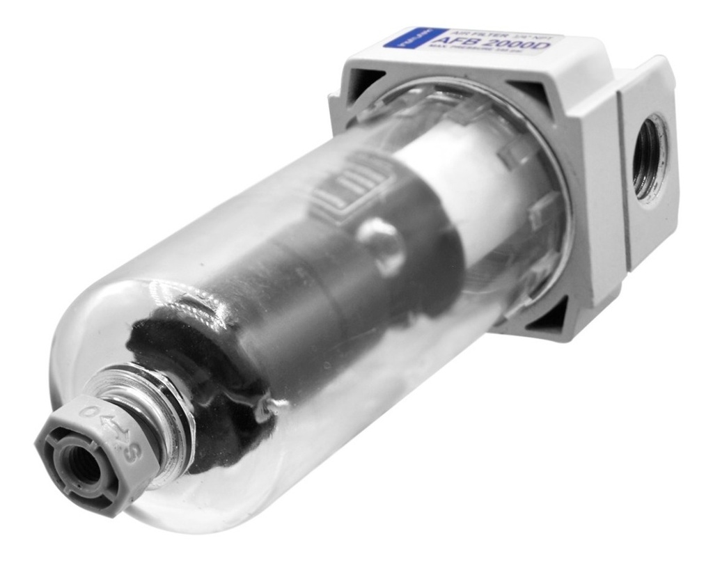 Filtro baja presión, 1/4" NPT, dren automático | Instrutek